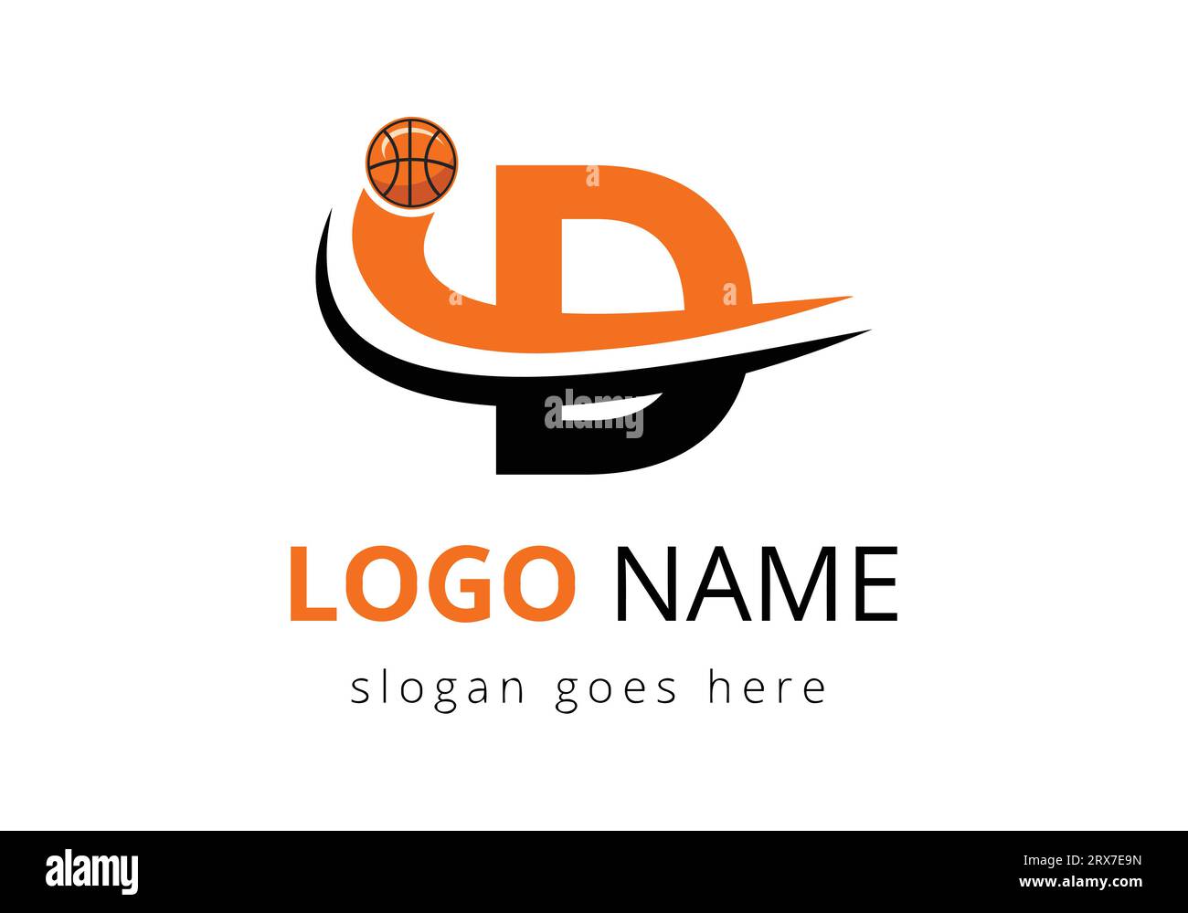 Basketball d Stock Vector Images - Alamy