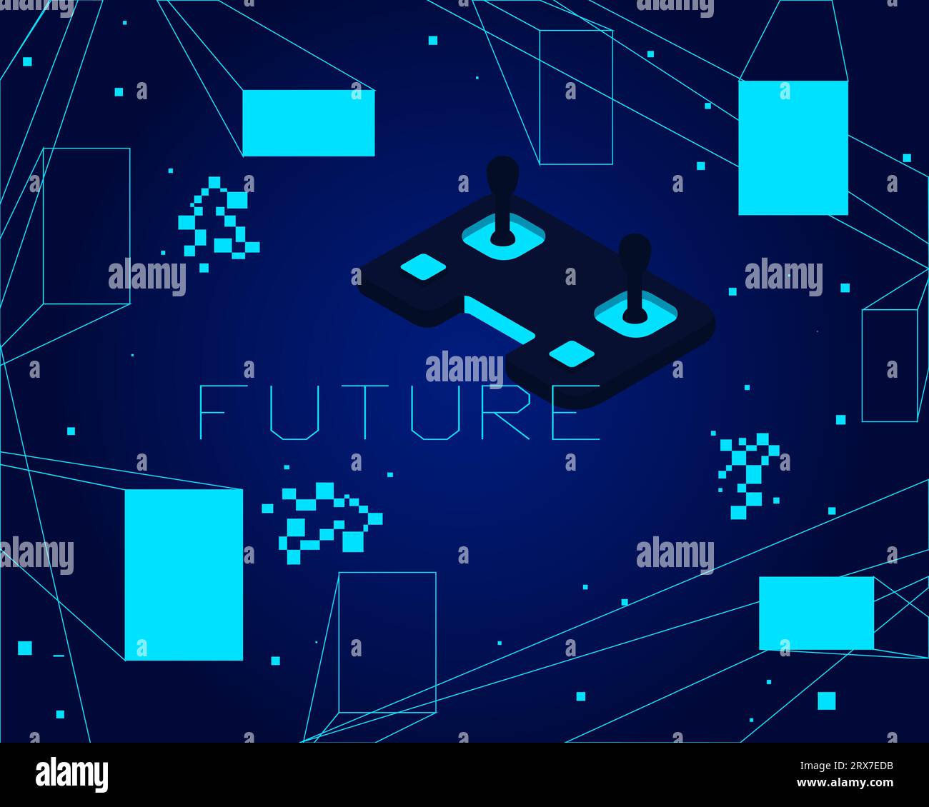 Abstract minimal geometric squares video Stock Vector Images - Alamy