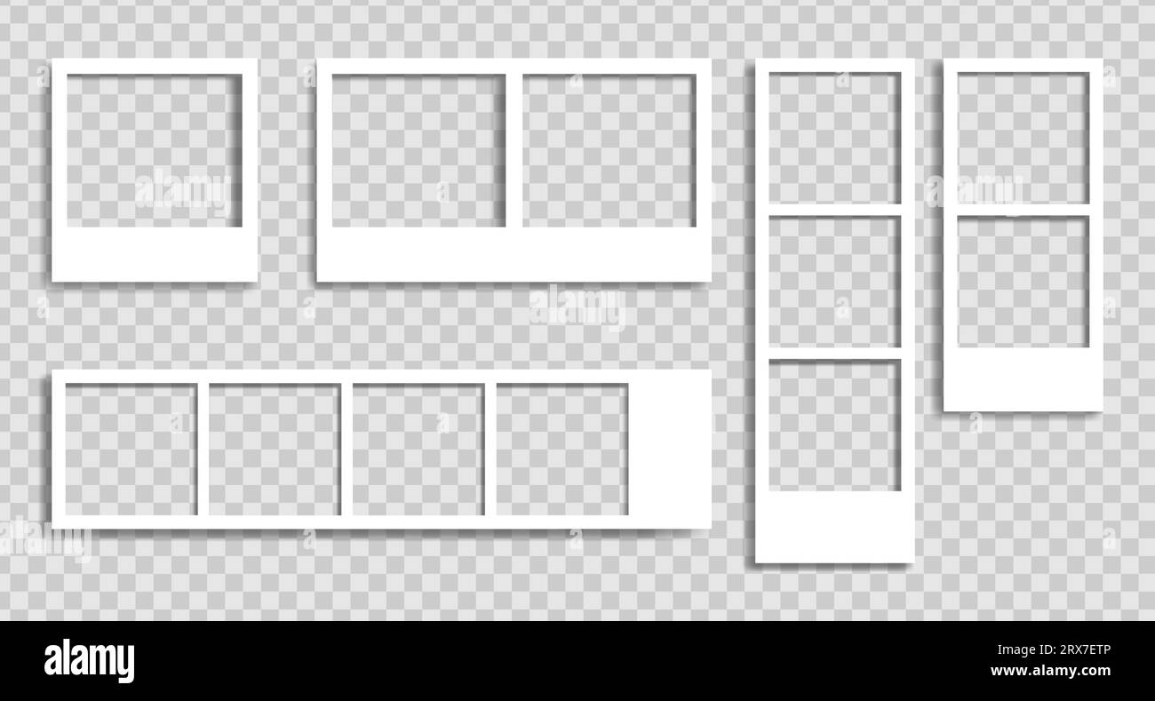 Empty white photo frame. Vector illustration Stock Vector Image & Art ...