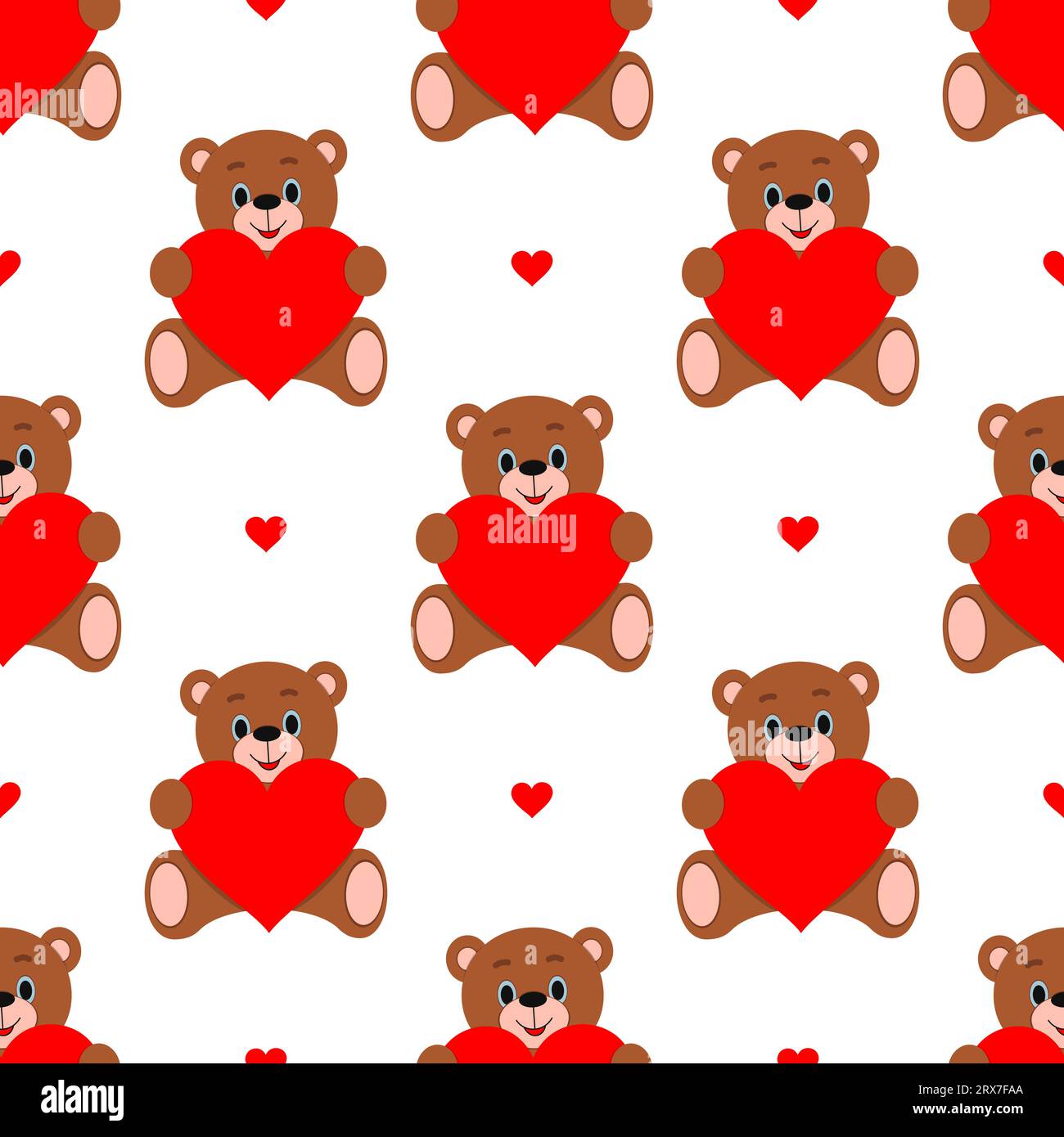Teddy bear. A heart. Valentine s Day Stock Vector Image & Art - Alamy