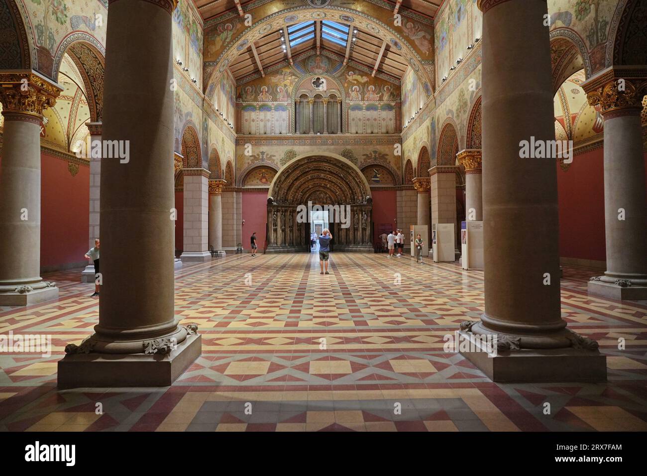 Budapest, Hungary - August 22, 2023: Interior of the Museum of Fine ...