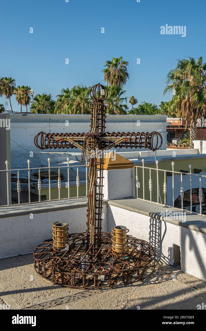 San Jose del Cabo Centro, Mexico - July 16, 2023: Mission church ...