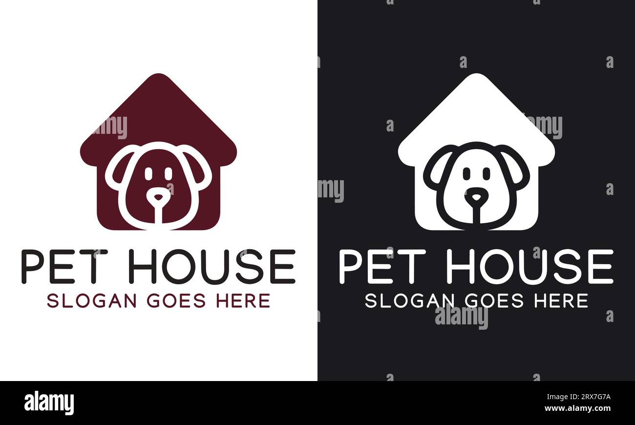 Paw logo design hi-res stock photography and images - Alamy
