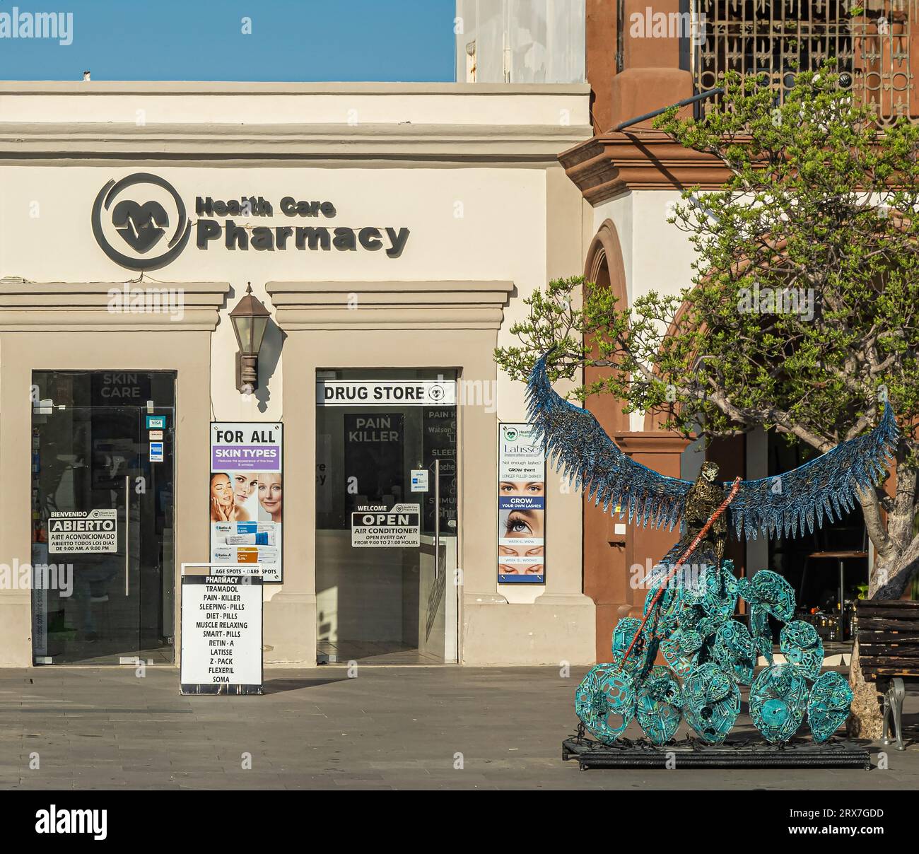 San Jose del Cabo Centro, Mexico - July 16, 2023: Health Care Pharmacy ...