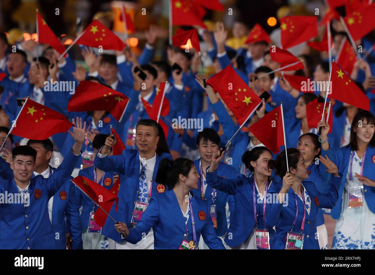 Hangzhou, Zhejiang, China. 23rd Sep, 2023. The 19th Asian Games kicked ...
