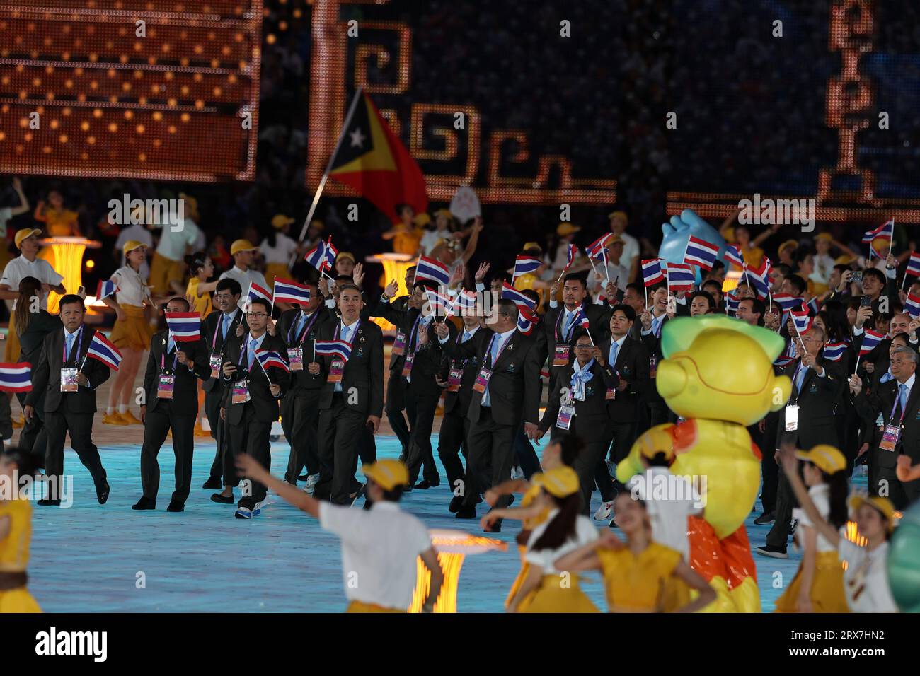Hangzhou, China. 23rd Sep, 2023. The 19th Asian Games kicked off with a ...