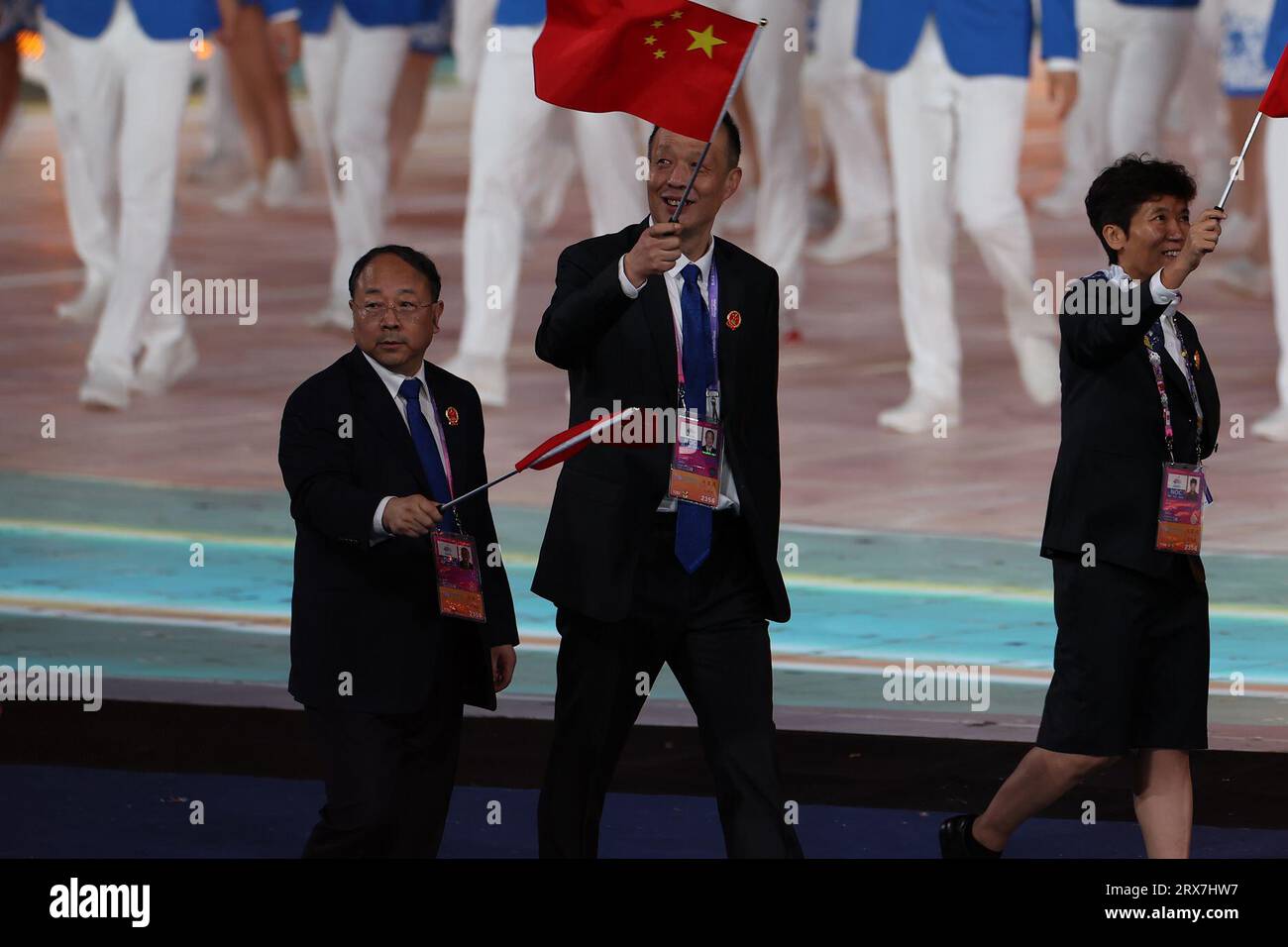 Hangzhou, China. 23rd Sep, 2023. The 19th Asian Games kicked off with a ...