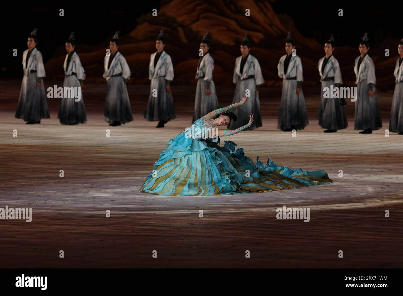 Hangzhou, China. 23rd Sep, 2023. The 19th Asian Games kicked off with a ...
