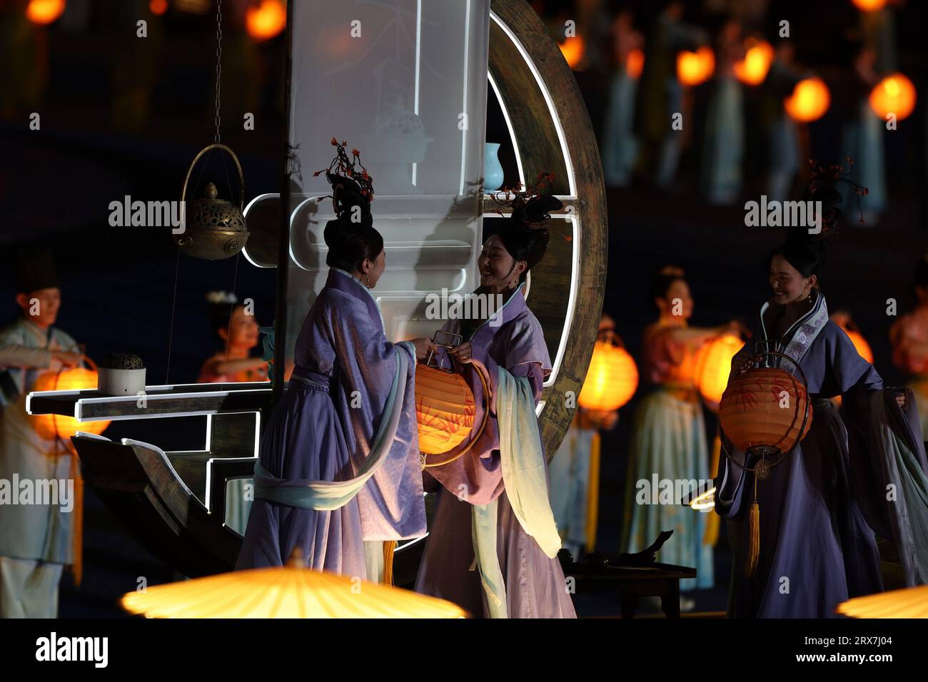 Hangzhou, China. 23rd Sep, 2023. The 19th Asian Games kicked off with a ...