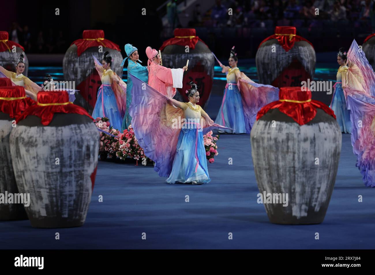 Hangzhou, China. 23rd Sep, 2023. The 19th Asian Games kicked off with a ...