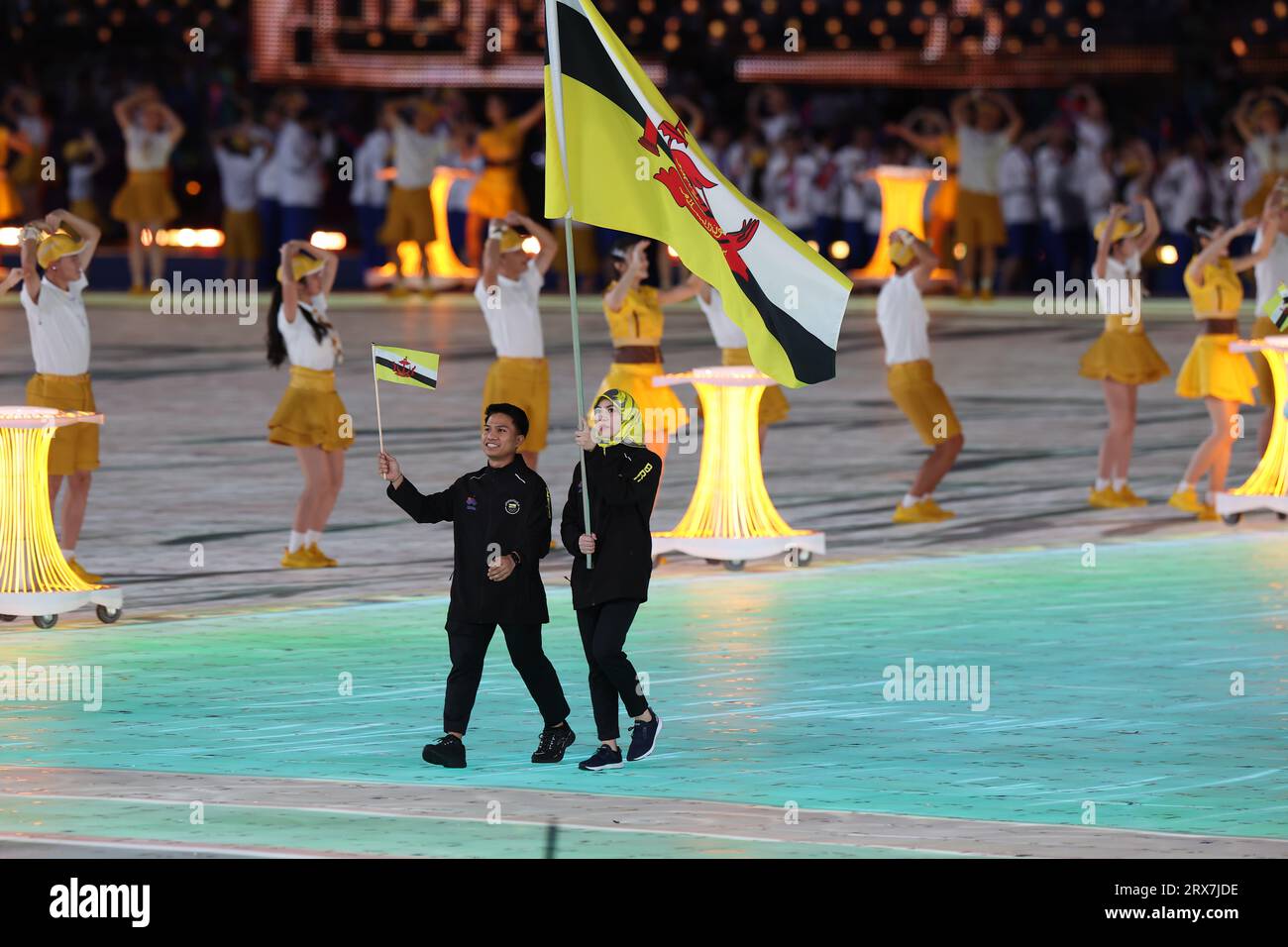 Hangzhou, China. 23rd Sep, 2023. The 19th Asian Games kicked off with a ...