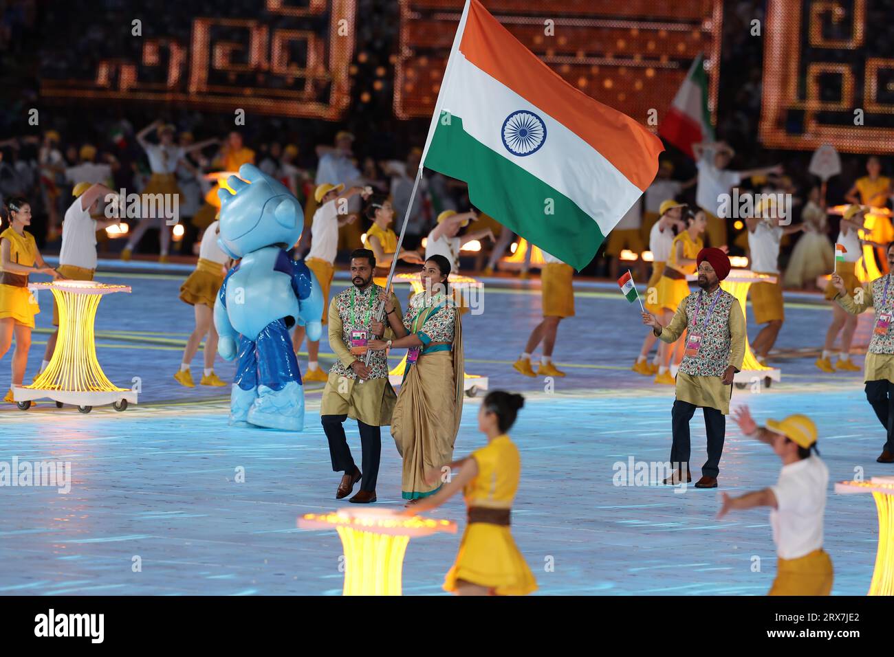 Hangzhou, China. 23rd Sep, 2023. The 19th Asian Games kicked off with a ...