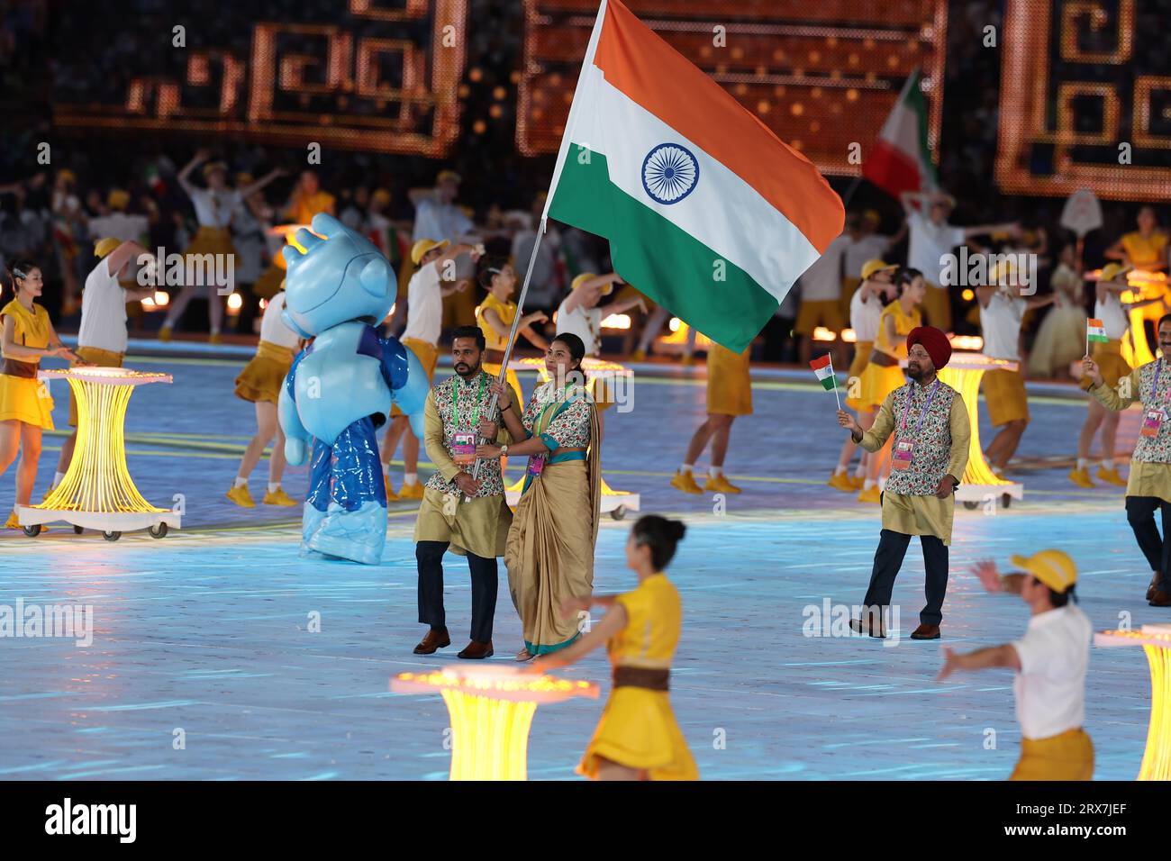 Hangzhou, China. 23rd Sep, 2023. The 19th Asian Games kicked off with a ...