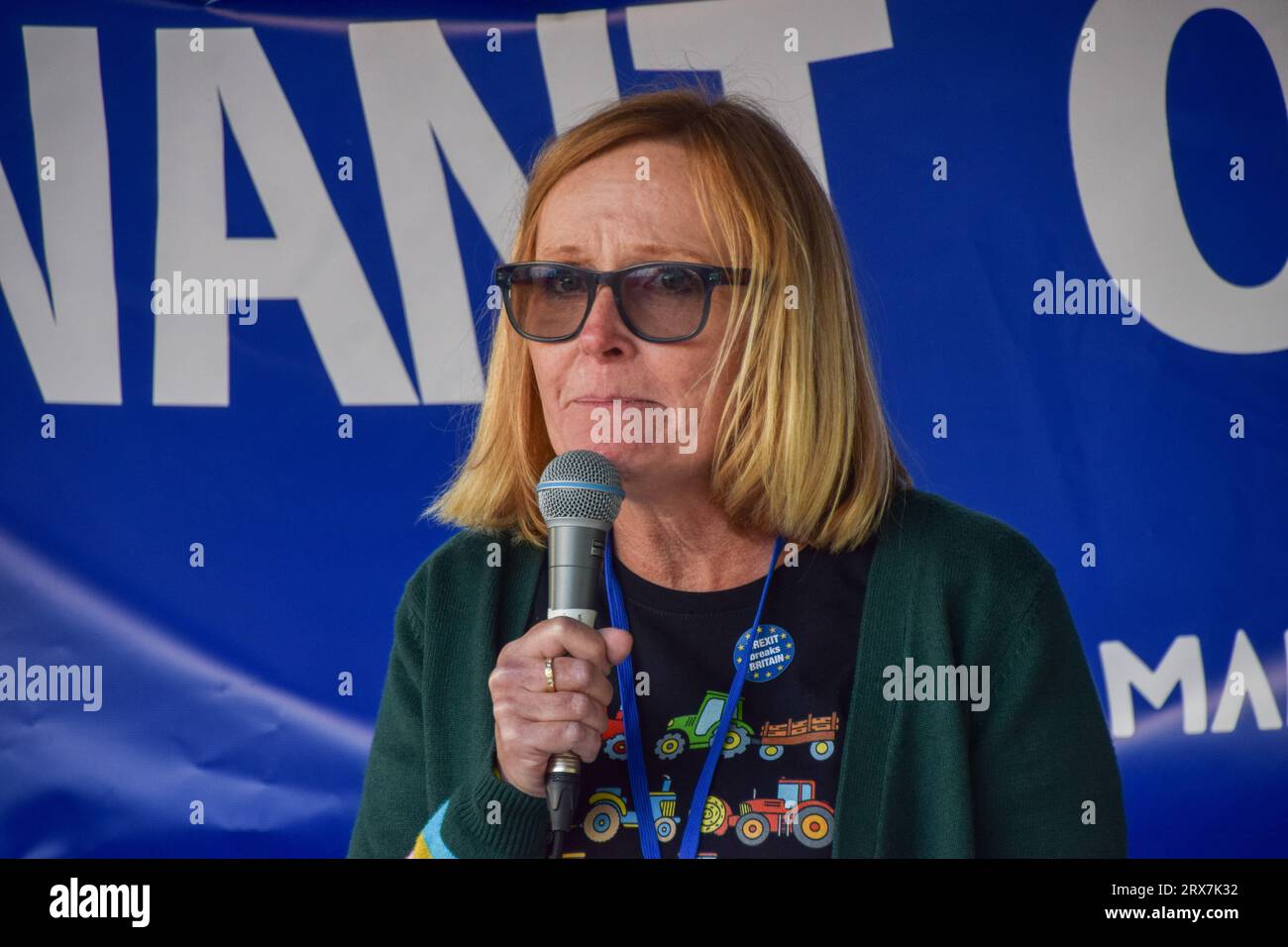 London, UK. 23rd September 2023. Save British Farming founder Liz ...