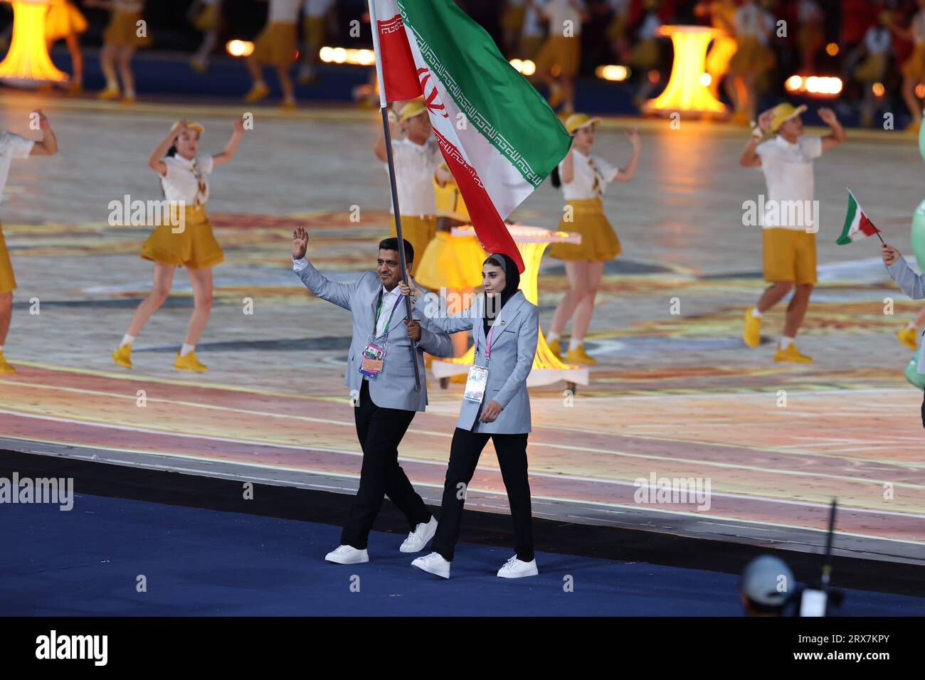 Hangzhou, China. 23rd Sep, 2023. The 19th Asian Games kicked off with a ...
