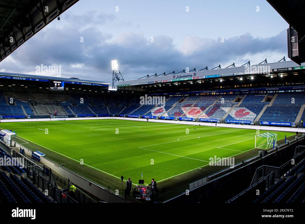 HEERENVEEN - Stadium overview during the Dutch premier league match ...