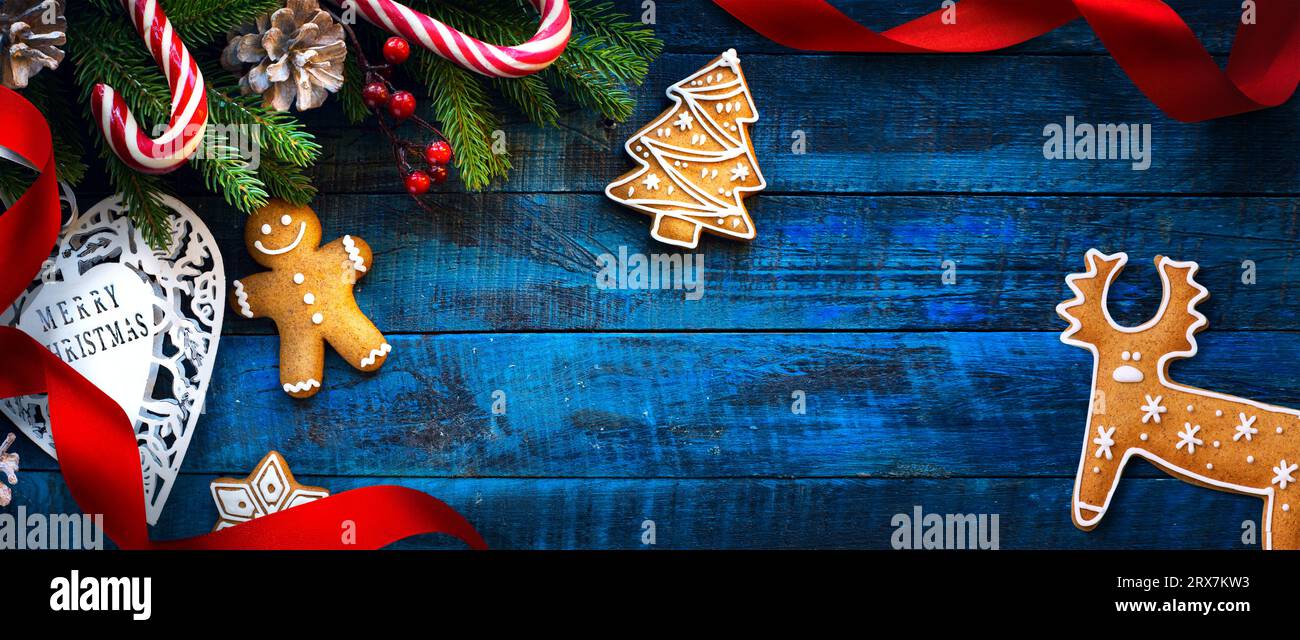 Gingerbread man banner hi-res stock photography and images - Alamy