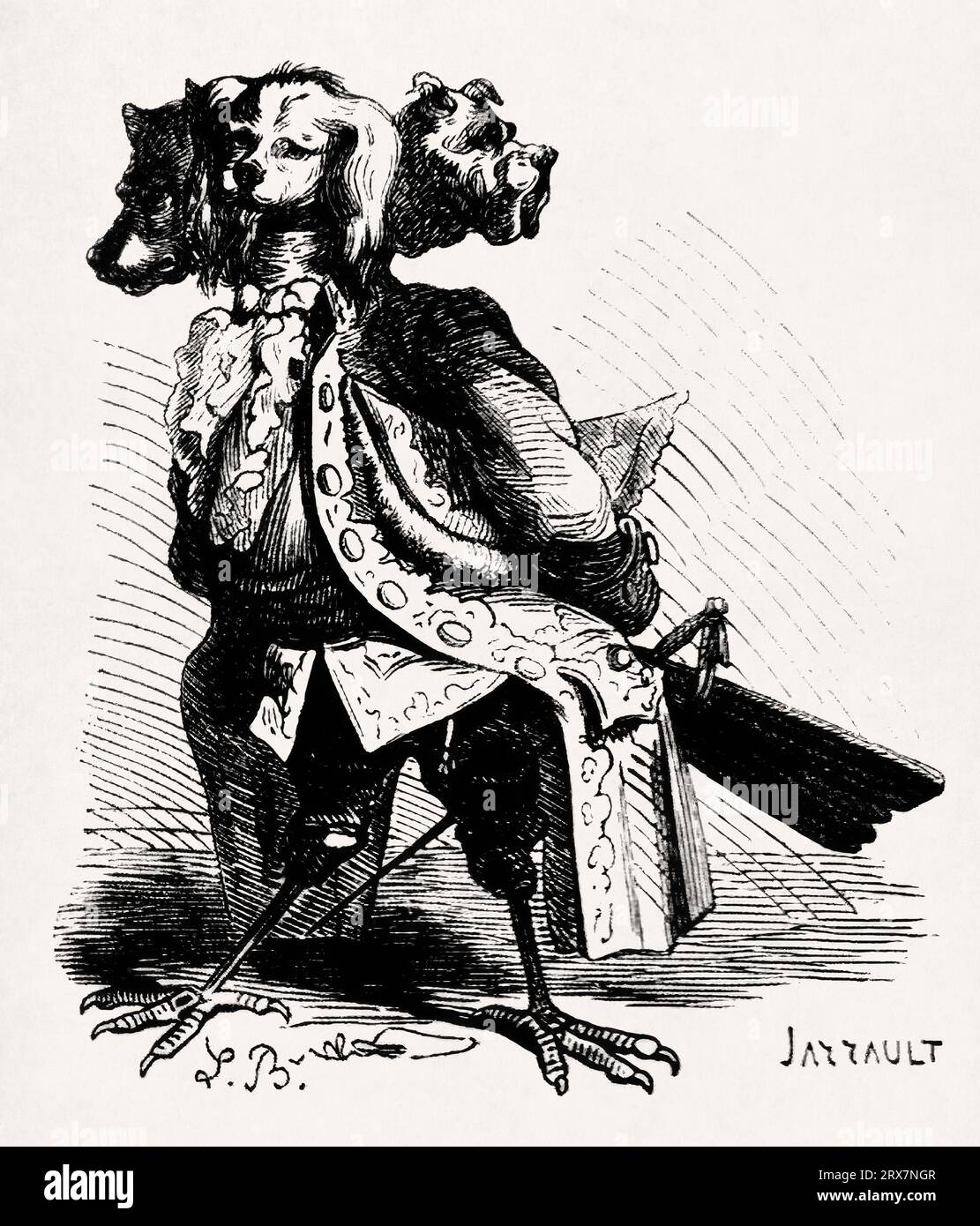 Naberius by Louis Le Breton made in 1863 for the Dictionnaire infernal ...