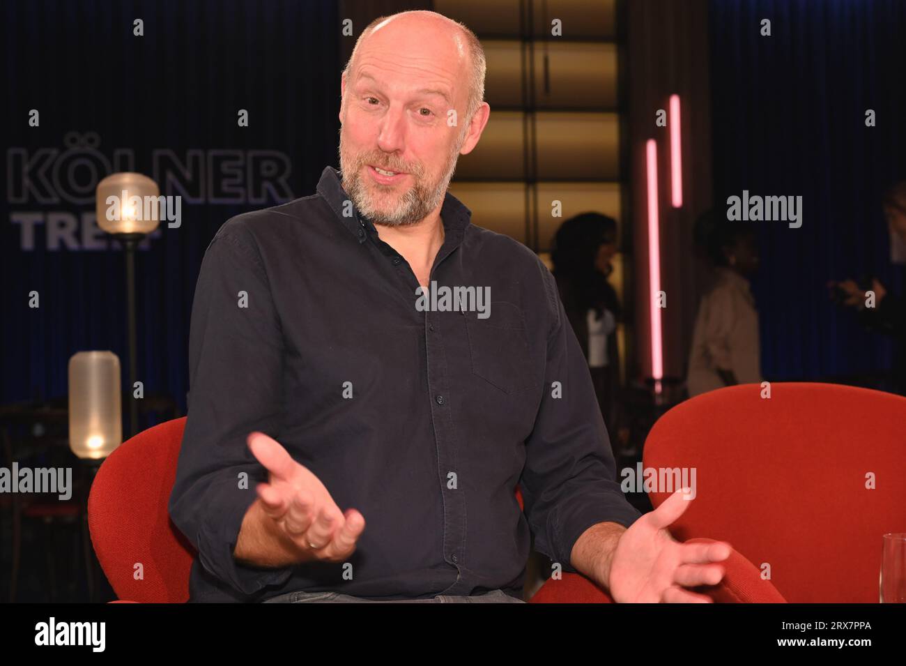 Cologne, Germany. 22nd Sep, 2023. Moderator Sven Pistor as a guest on ...