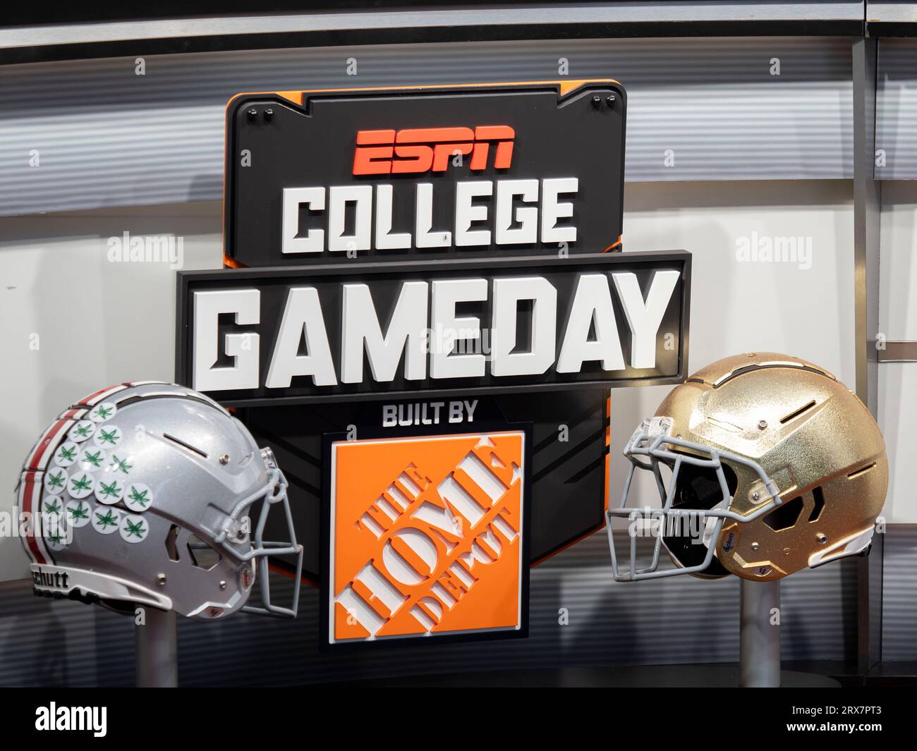 SOUTH BEND, IN - SEPTEMBER 23: A general view of the ESPN College ...