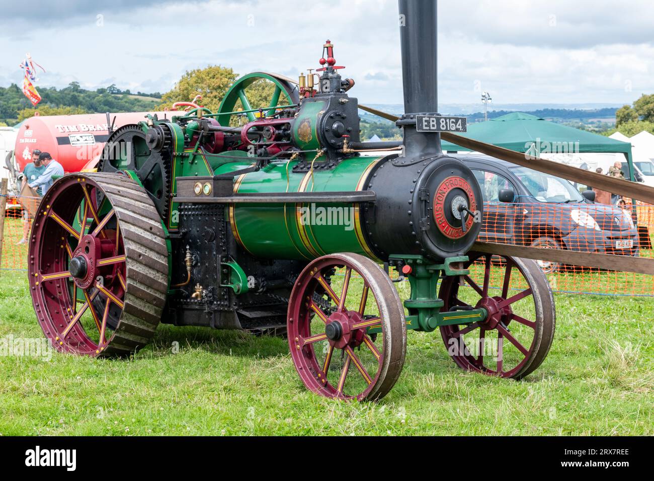 Low Ham.Somerset.United Kingdom.July 23rd 2023.A Ruston Proctor general ...