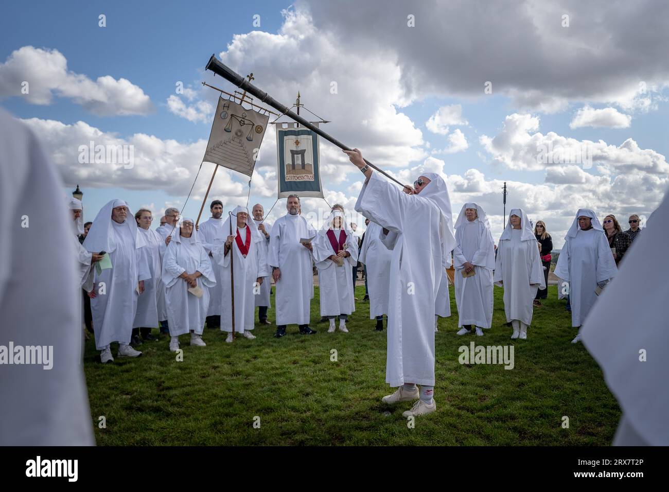London, UK. 23rd September, 2023. British Druid Order celebrates ...