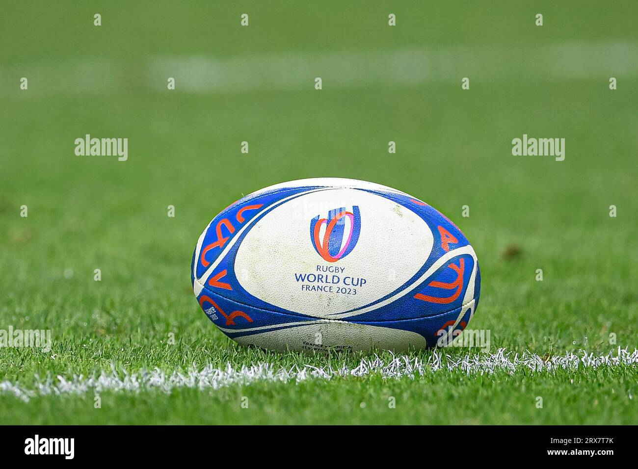 Official Gilbert Ball close-up illustration during the Rugby union ...