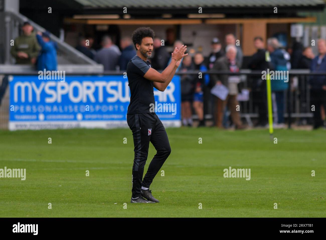 New Darlington FC Manager Josh Gowling during the Vanarama National ...