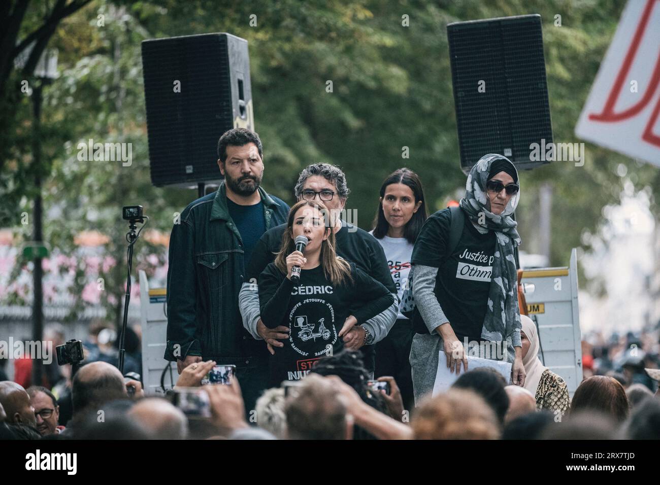 Paris, France. 01st June, 2023. Cédric Chouviat's family and lawyer ...