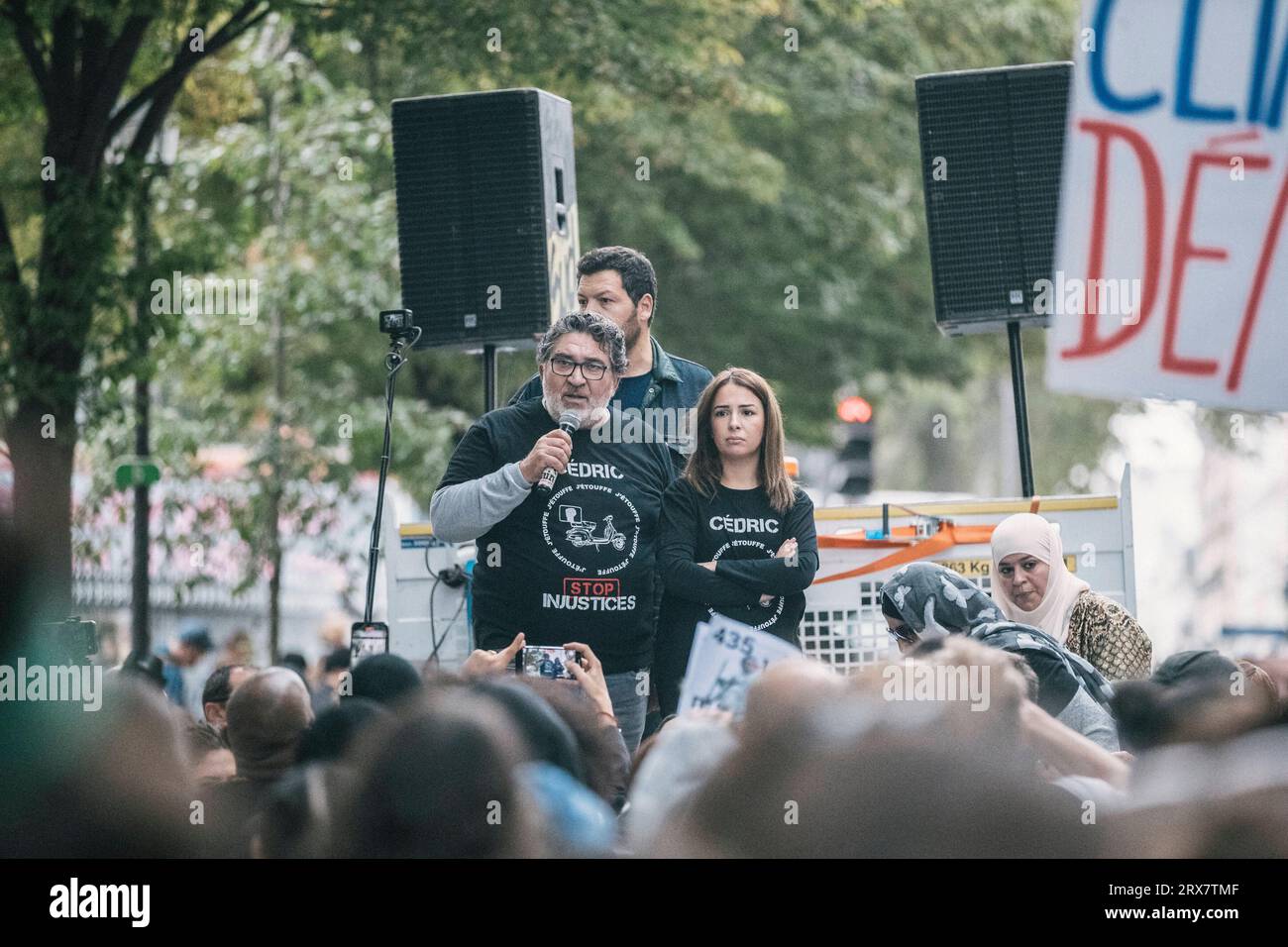Paris, France. 01st June, 2023. Cédric Chouviat's family and lawyer ...