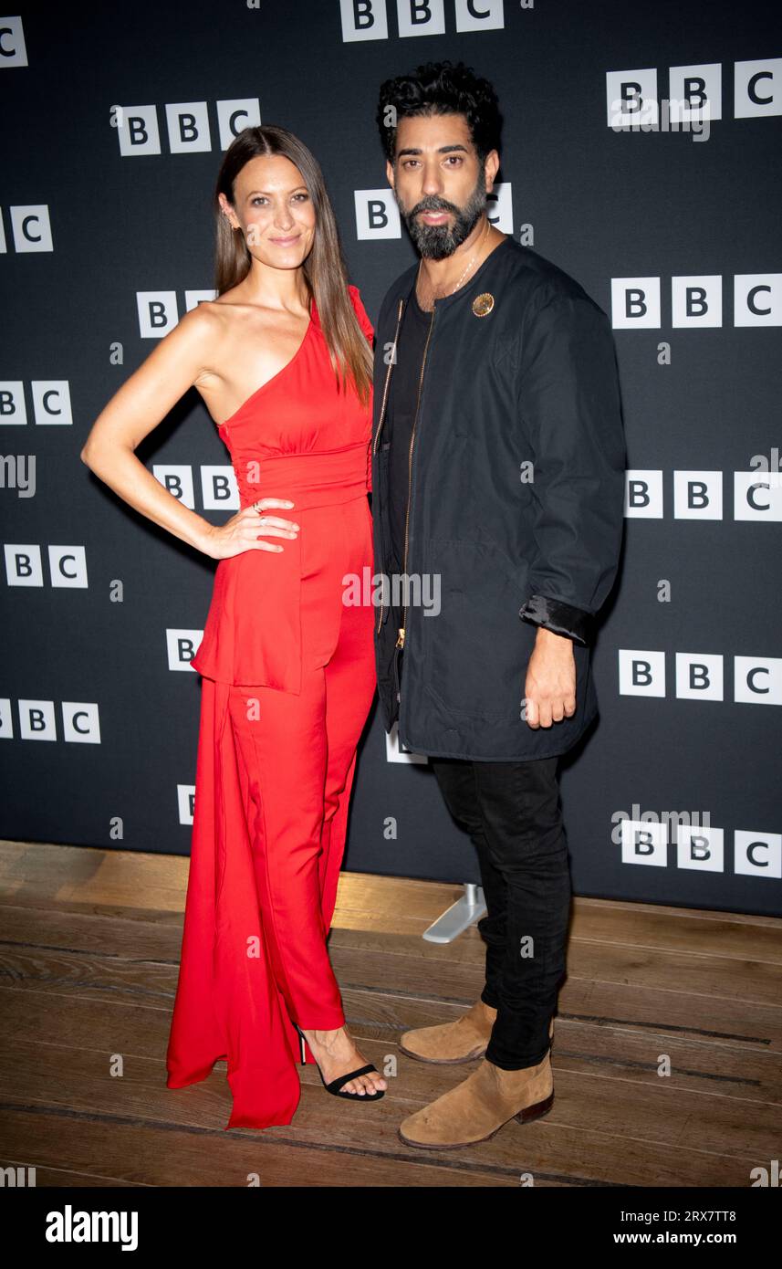 Hester Ruoff and Ray Panthaki attends The Premiere Screening of BBC ...