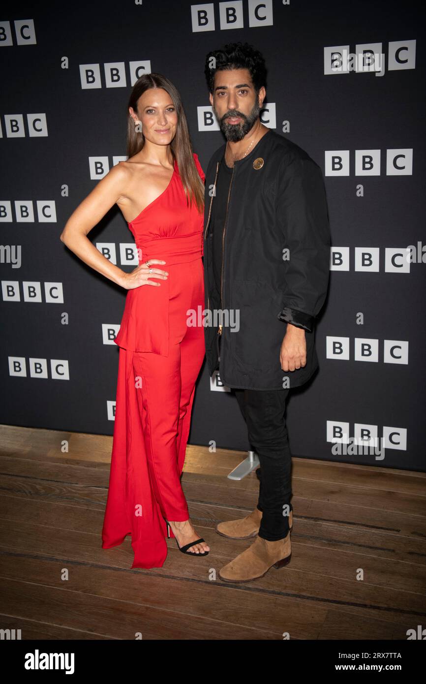 Hester Ruoff and Ray Panthaki attends The Premiere Screening of BBC ...