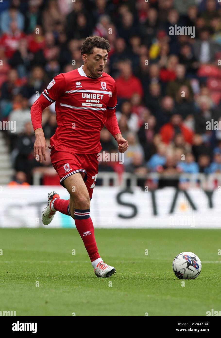 Matt Crooks of Middlesbrough in action during the Sky Bet Championship ...