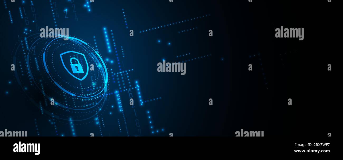 internet digital syber security technology concept for business ...