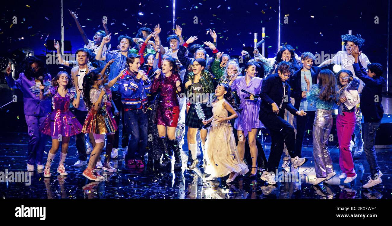 ROTTERDAM - SEP & JASMIJN win the Junior Song Contest in Rotterdam Ahoy ...