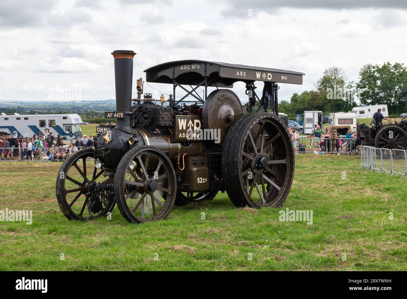 Low Ham.Somerset.United Kingdom.July 23rd 2023.An Aveling and Porter ...