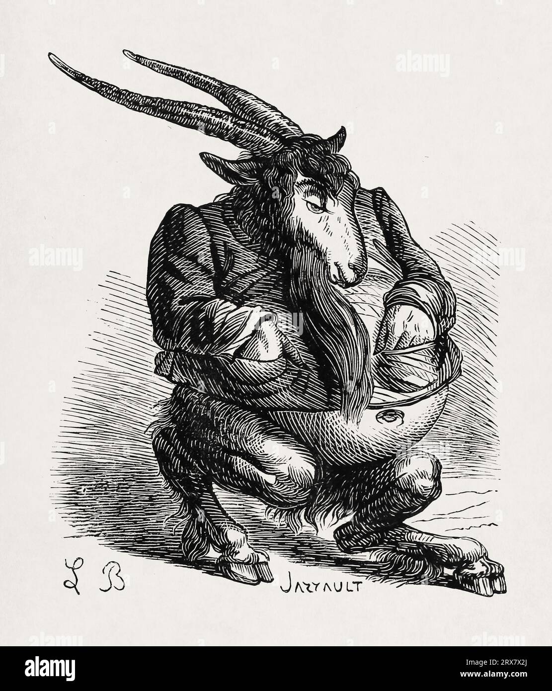Lechies by Louis Le Breton made in 1863 for the Dictionnaire infernal ...