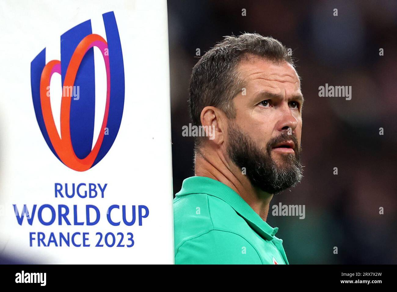 Ireland head coach Andy Farrell before the Rugby World Cup 2023, Pool B ...