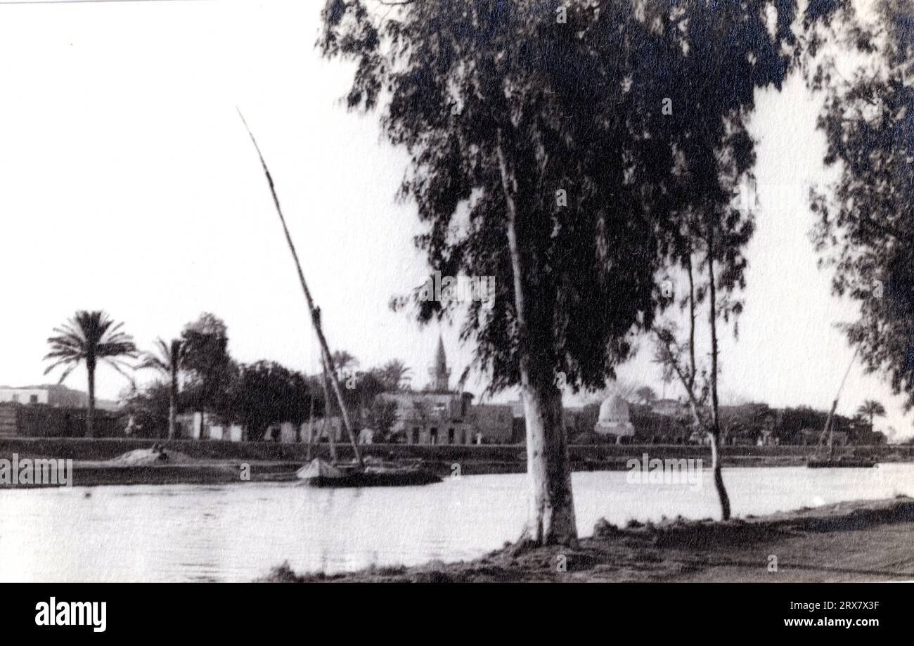 Nile scene - Photographer Unknown Stock Photo - Alamy