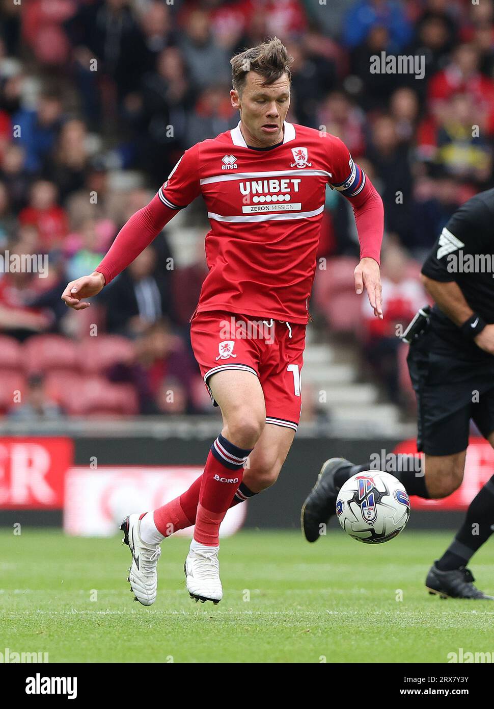 Middlesbrough, UK. 23rd Sep, 2023. Jonny Howson of Middlesbrough in ...