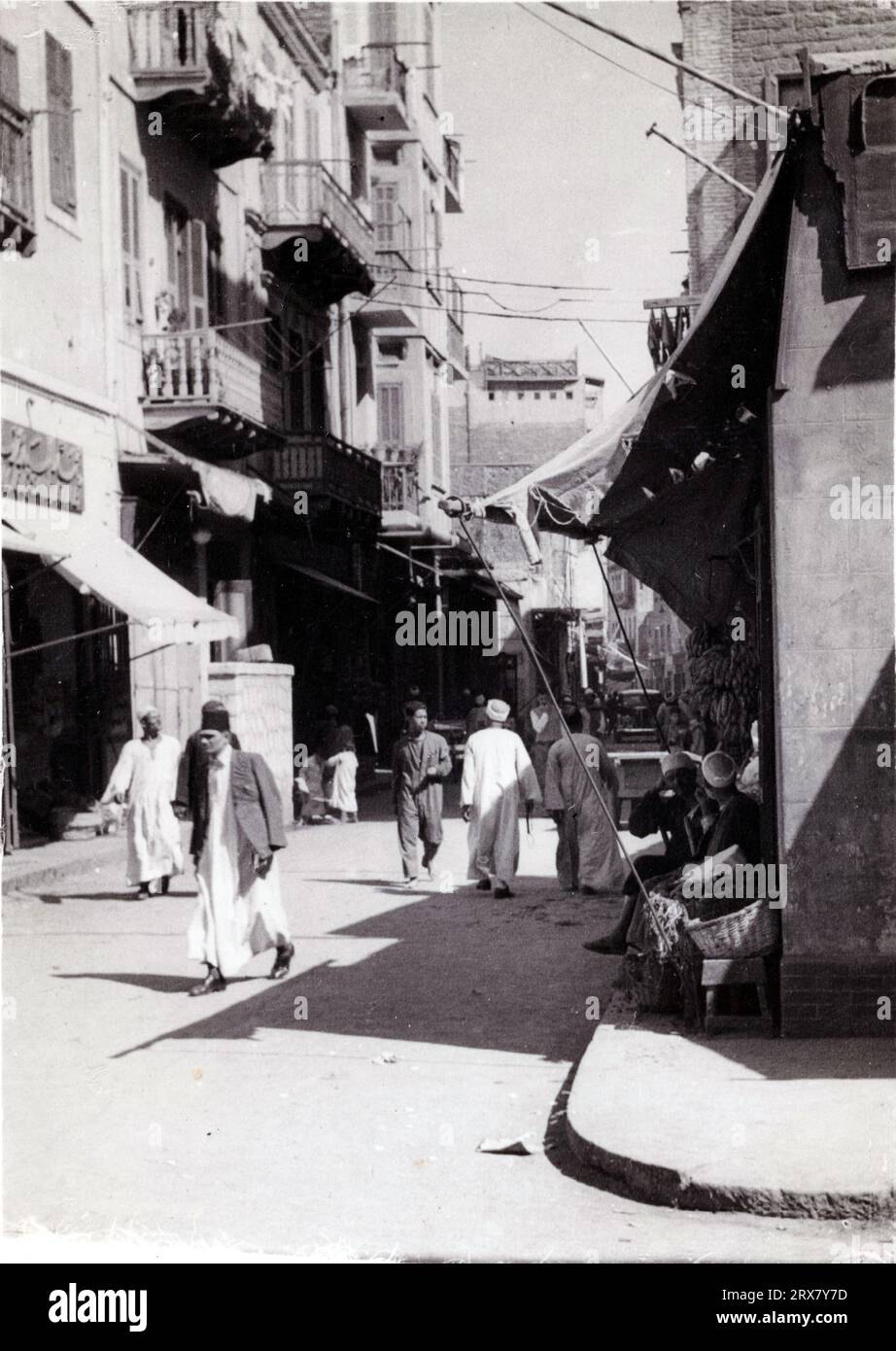 Cairo Street Scene - Photographer Unknown Stock Photo - Alamy