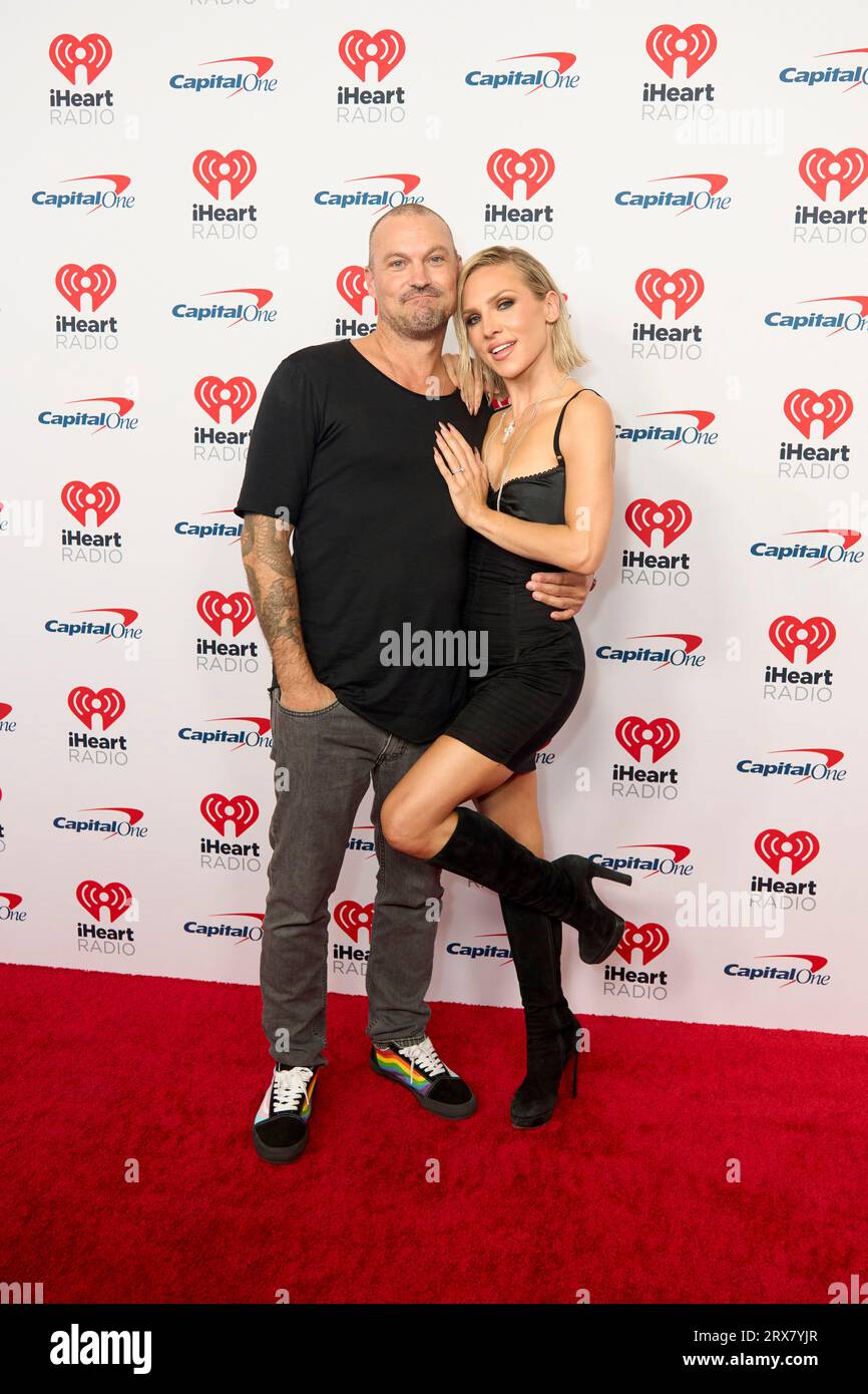 Las Vegas, USA. 22nd Sep, 2023. Brian Austin Green and Sharna Burgess ...