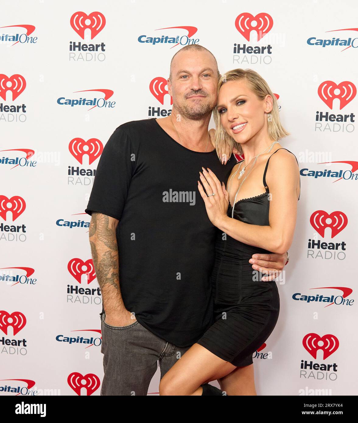 Las Vegas, USA. 22nd Sep, 2023. Brian Austin Green and Sharna Burgess ...