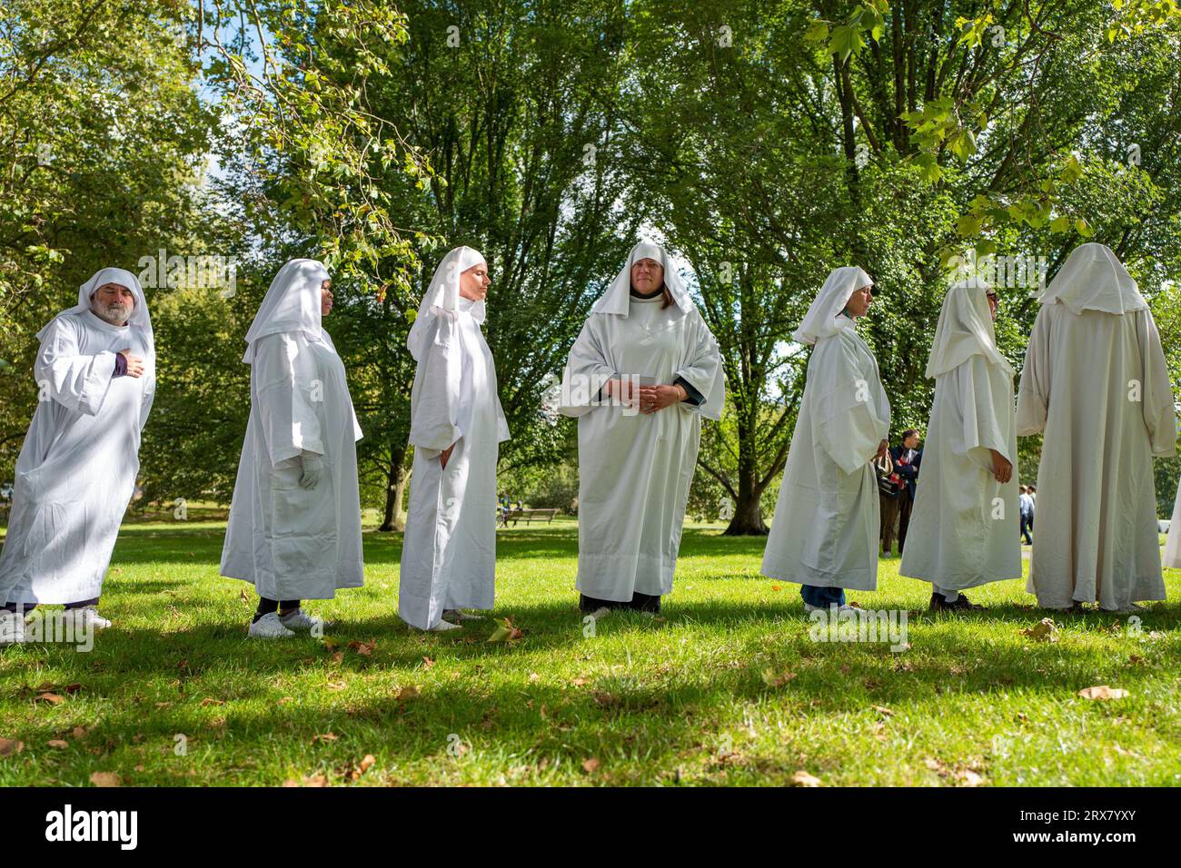 London, UK. 23rd Sep, 2023. The British Druid Order celebrate the ...