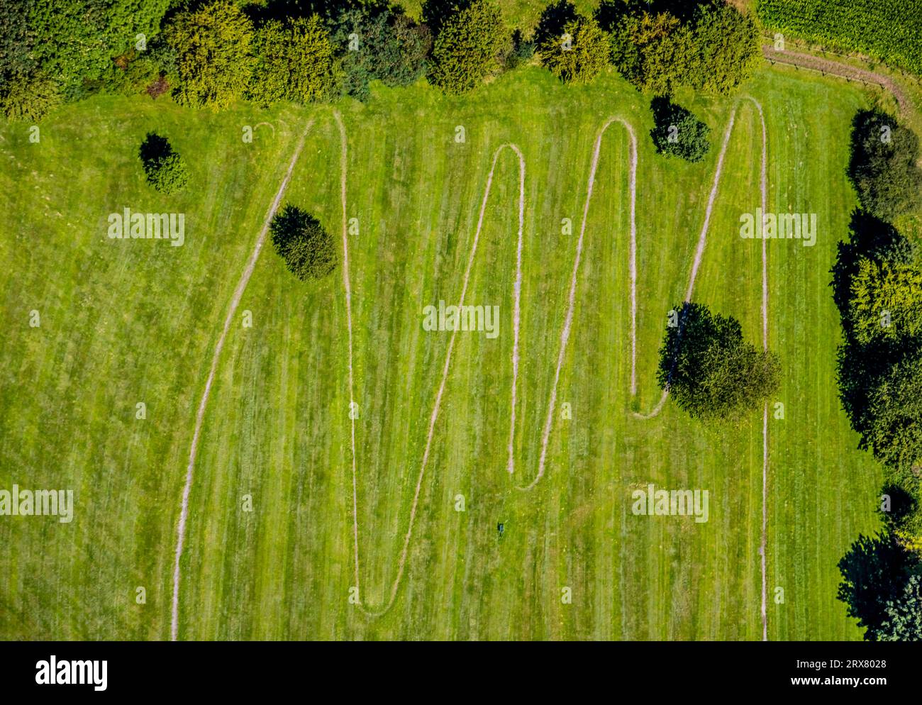 Coronary exercise path in serpentines hi-res stock photography and ...