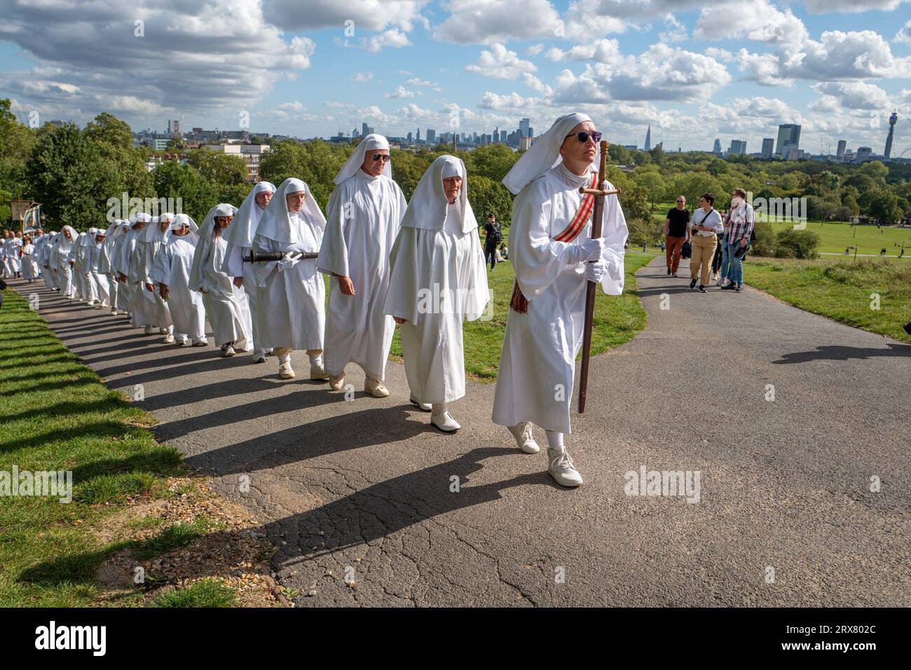 London, UK. 23rd Sep, 2023. The British Druid Order celebrate the ...