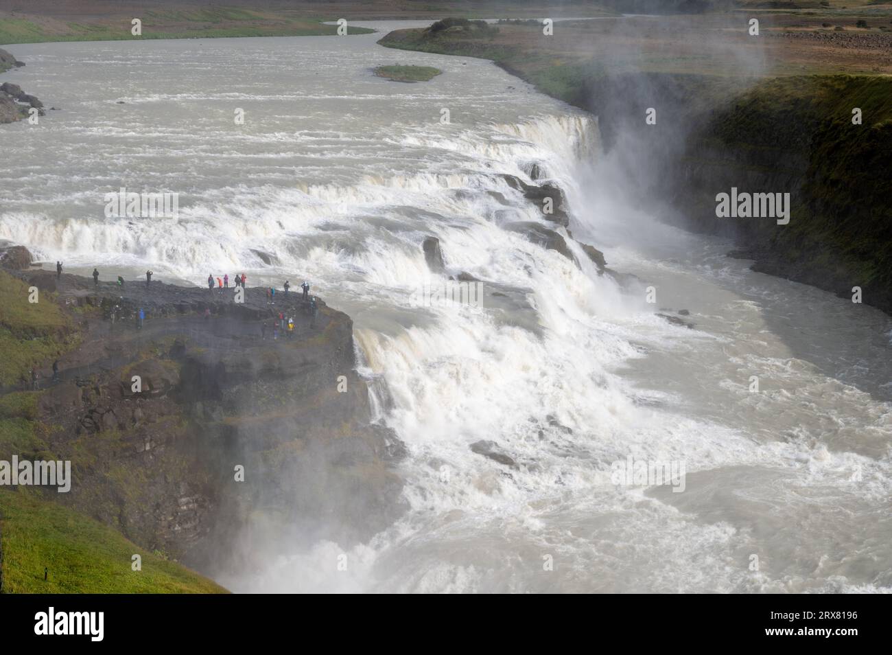 Gullfoss - Golden Falls - on Iceland's Golden Circle route near ...