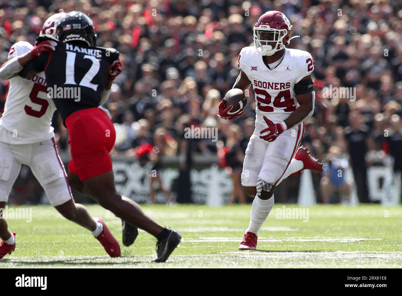 September 23, 2023: Oklahoma Sooners RB Marcus Major runs the ball ...