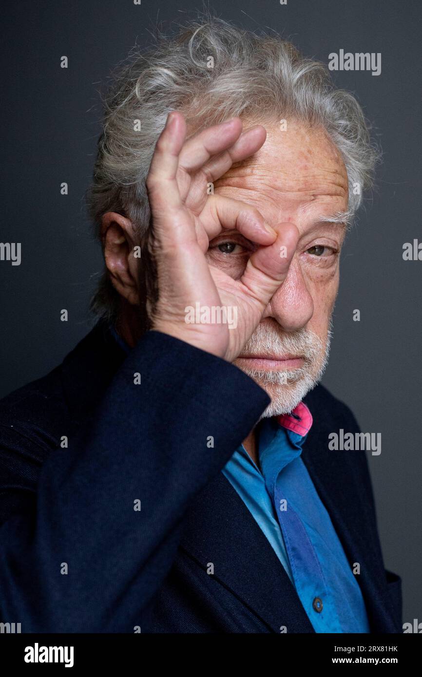 San Sebastian, Spain. 23rd Sep, 2023. Javier Mariscal poses during the ...