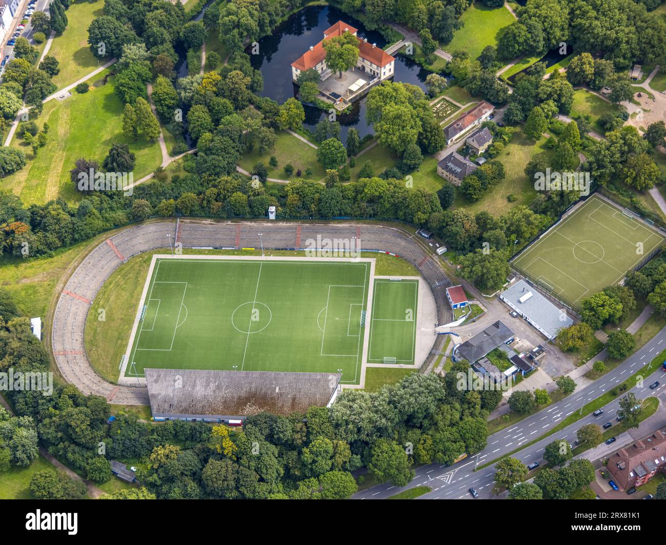 Stadium at strunkede castle hi-res stock photography and images - Alamy